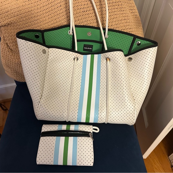 Babs+Birdie | Bags | Babsbirdie Large Neoprenetote Bag With Matching ...